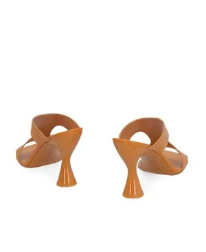 By Far Nadia Cut-out Heeled Sandals