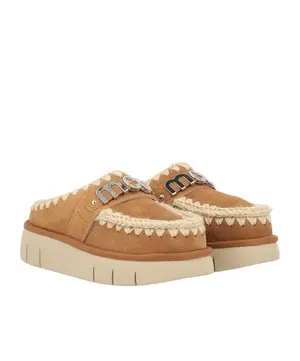 Mou Round-toe Mules