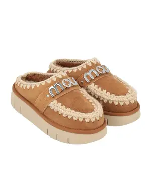 Mou Round-toe Mules