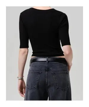 Citizens Of Humanity Nali Ribbed Henley Top