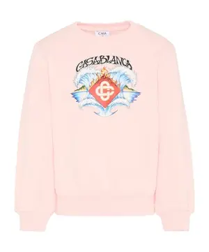Casablanca Printed Sweatshirt - Pink