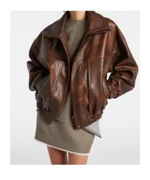 Magda Butrym Leather Blouson Jacket