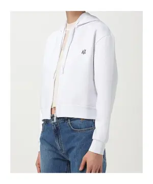 Armani Exchange Logo-embroidered Zip-up Sweatshirt