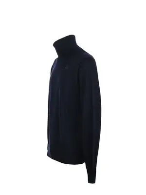 K-WAY Turtleneck Wool Knitwear" Fine Knit, Long Sleeve, Ribbed Details