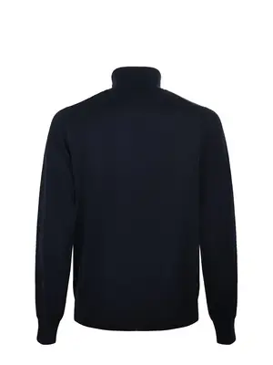 K-WAY Turtleneck Wool Knitwear" Fine Knit, Long Sleeve, Ribbed Details