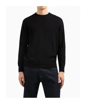 Armani Exchange Logo Embroidered Crewneck Sweater