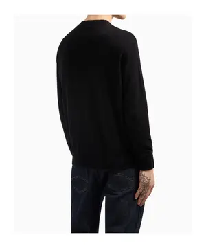 Armani Exchange Logo Embroidered Crewneck Sweater
