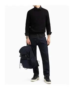 Armani Exchange Logo Embroidered Crewneck Sweater