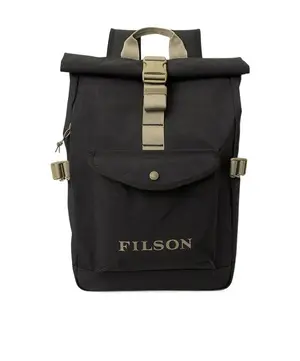 Filson Logo Print Backpack - Black