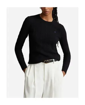 Polo Ralph Lauren Cable-knit Jumper With Embroidered Pony