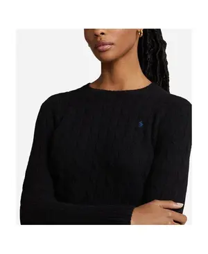 Polo Ralph Lauren Cable-knit Jumper With Embroidered Pony
