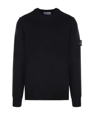 Stone Island Compass Patch Crewneck Jumper