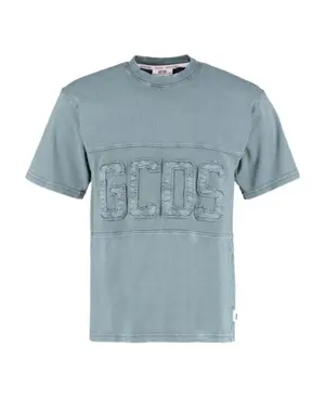 Gcds Appliqué-logo Crewneck T-shirt