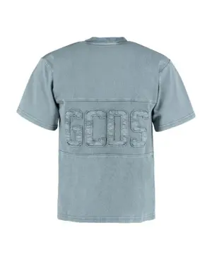 Gcds Appliqué-logo Crewneck T-shirt