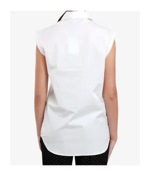 N.21 Sleeveless Button-down Shirt With Lapel
