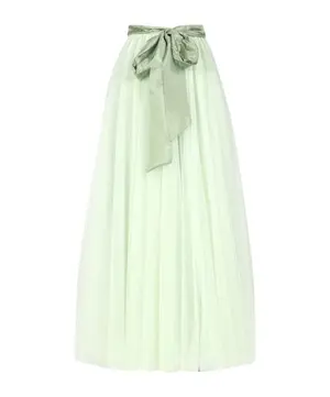 ANIYE BY Maxi Skirt With Ruffle Trim - White