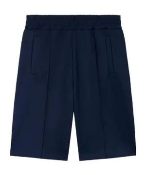 Palm Angels Curved Logo Track Shorts - Black