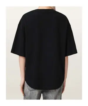 ALLSAINTS Icon Amelie Embellished T-shirt - Black