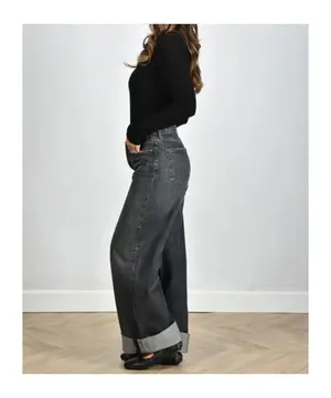 AGOLDE Scoop-neck Lyocell-blend Jumper