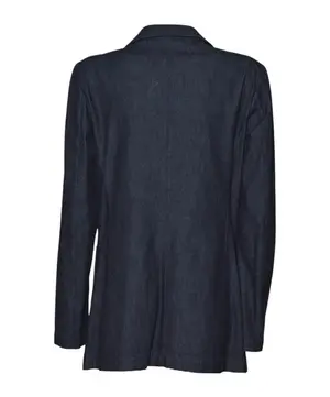 Aspesi Single-breasted Denim Jacket