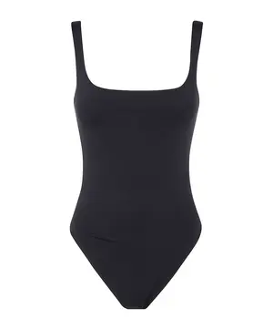 ENTIRE STUDIOS Square Neck Bodysuit - Black