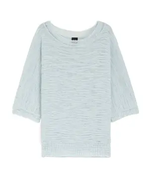 Hugo Boss Long-sleeved Knitwear - Light Blue