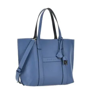 Hogan Logo Embossed Top Handle Bag