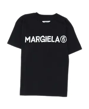 MAISON MARGIELA T-shirt With Round Neck And Short Sleeves - Black