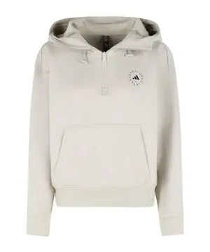 Adidas By Stella McCartney Zip Detailed Hoodie - White