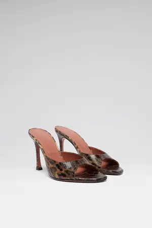 Amina Muaddi Alexa 95 High-heeled Sandals - Serpentine