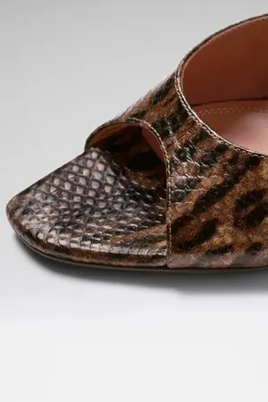 Amina Muaddi Alexa 95 High-heeled Sandals - Serpentine