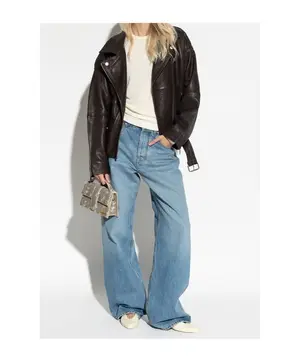 BY MALENE BIRGER Logo-embroidered Long-sleeve Top