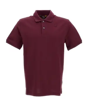 K-WAY Amedee Stretch Pique Polo Shirt - Red
