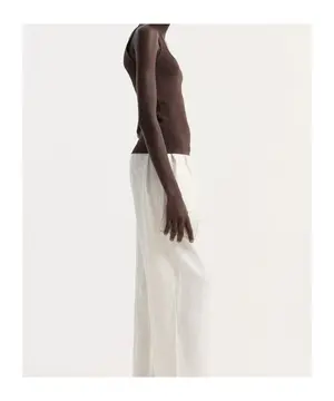 RÓHE Fitted Scoop-neck Top