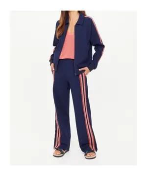 The Upside Striped Logo Jacket