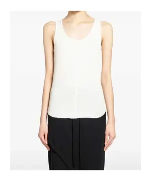 THOM KROM Sleeveless Round Neck Vest