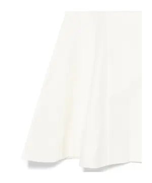 RÓHE A-line Midi Skirt - Paper White