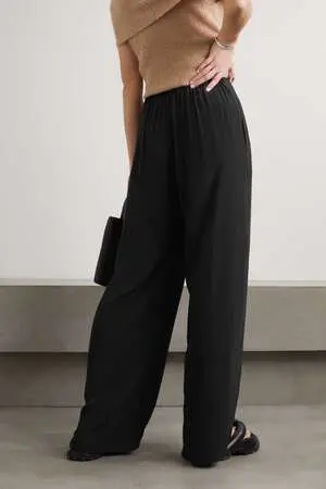 Theory Loose-leg Elastic Waistband Pants