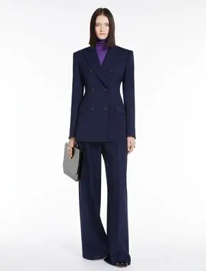 Sportmax High-rise Wide-leg Trousers