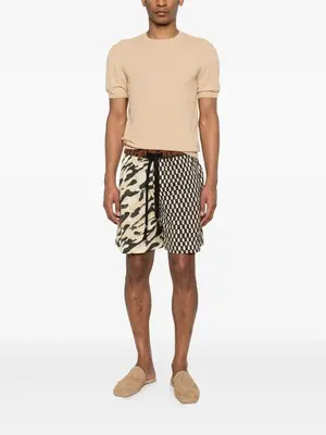 Nanushka Geometric-pattern Shorts