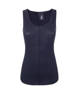 THOM KROM Long Ribbed Tank Top - Black
