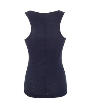 THOM KROM Long Ribbed Tank Top