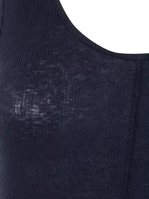 THOM KROM Long Ribbed Tank Top