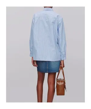 A.p.c. Sela Striped Cotton Shirt