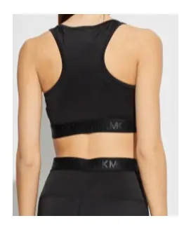 Michael Kors Logo Trim Sports Bra