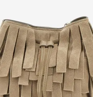 Hogan Fringe Mini Bucket Bag