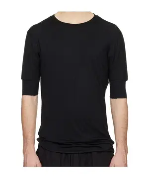 THOM KROM Round-neck T-shirt - Black