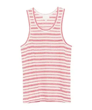 A.p.c. Striped Tank Top - Pink