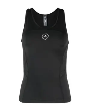 Adidas By Stella McCartney Logo Printed Racerback Tank Top