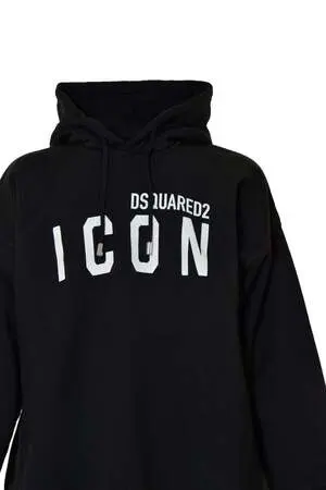 Dsquared2 Logo Printed Drawstring Hoodie